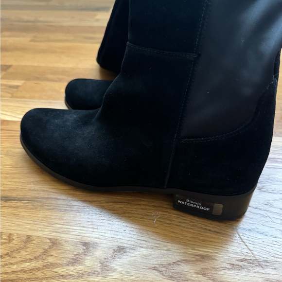 Blondo | Shoes | Blondo Black Suede Waterproof Velma Boots | Poshmark